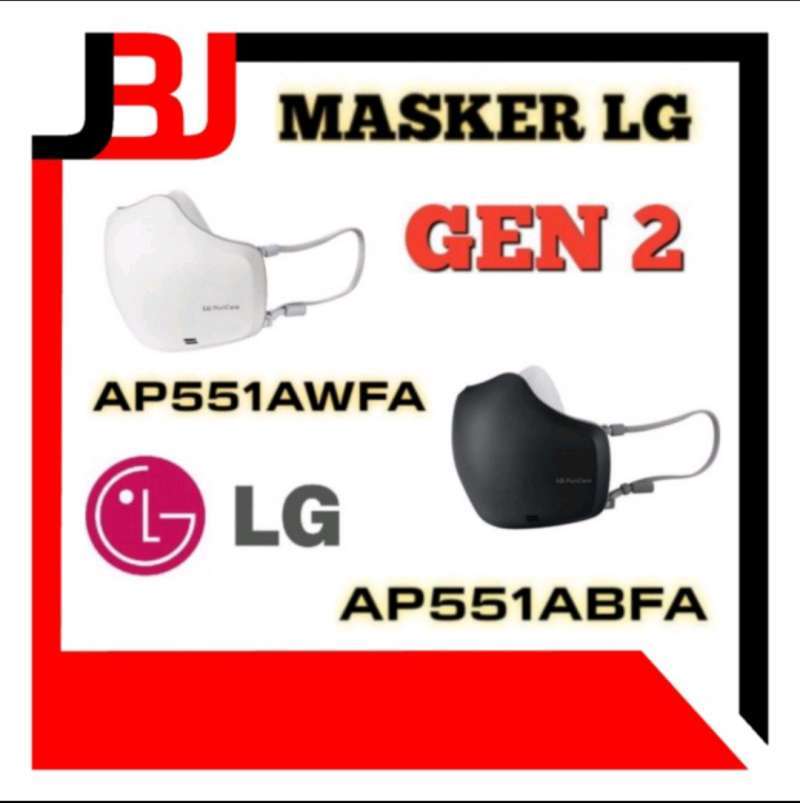Promo MASKER LG GEN 2 PURICARE AP551ABFA HITAM PUTIH ORIGINAL AP551 LG ...