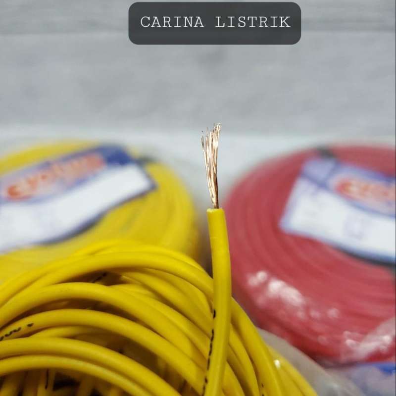 Jual Kabel Nyaf 0,8mm 50 Meter Kabel Tunggal Serabut - Biru Di Seller ...