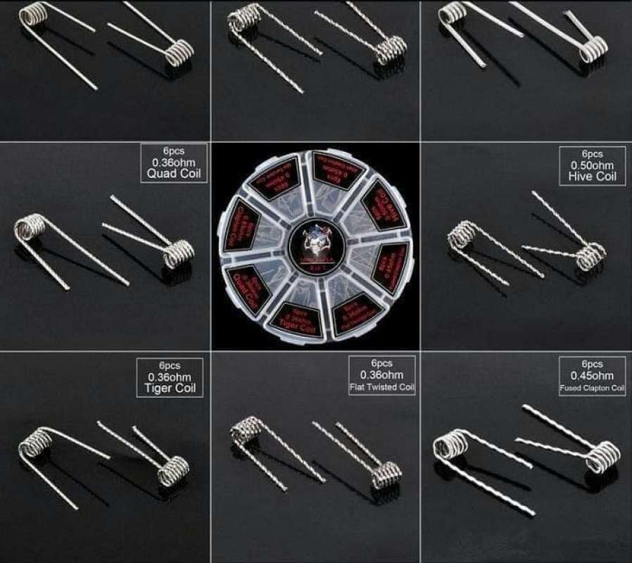 Jual Demon Killer 8in1 Prebuild Coil Koil RDA RTA RDTA Kawat Vape ...