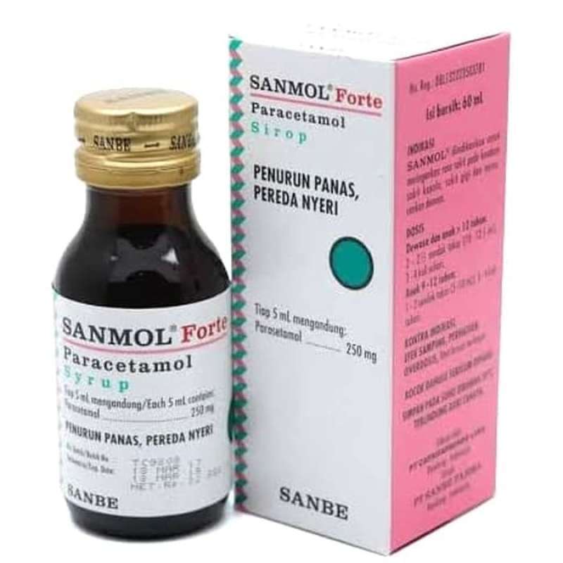 Promo SANMOL SIRUP 60 ML FORTE PORTE DROP 15 ML SIRUP 60 ML OBAT DEMAM ...
