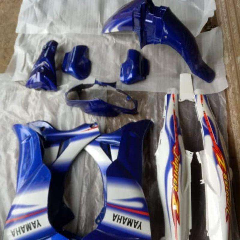 Jual cover bodi Jupiter z cw body Jupiter z lama putih biru di Seller ...