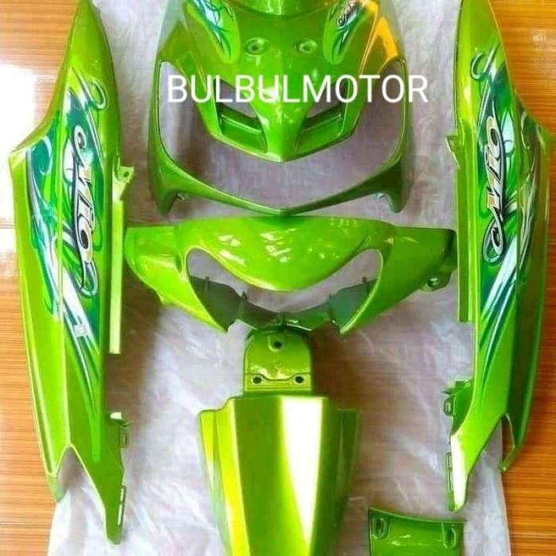 Jual Ready Full Body Halus Mio Smile Hijau / Ijo - Putih Di Seller ...