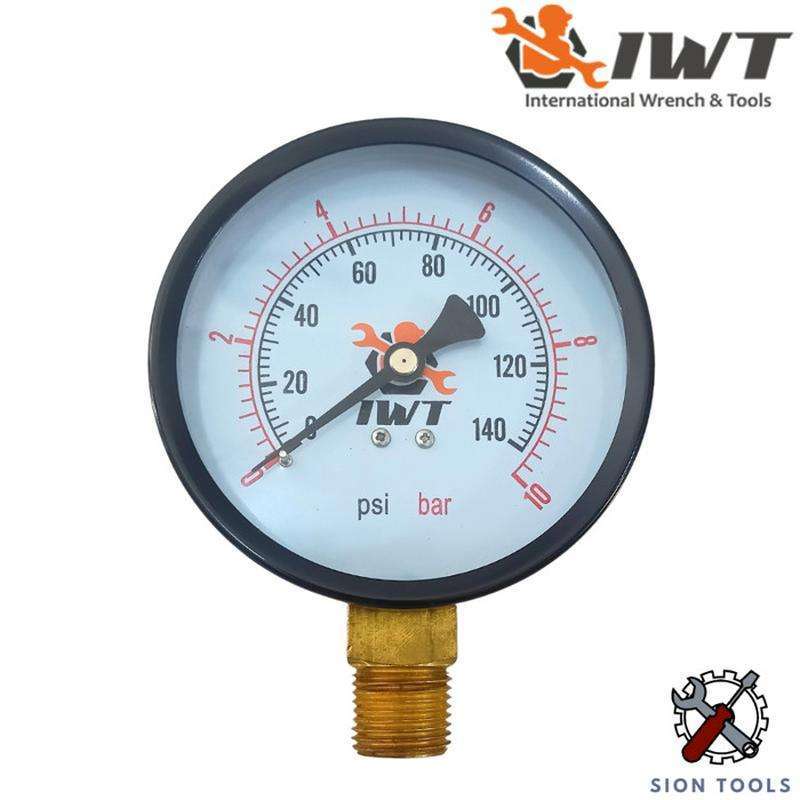 Jual Iwt Pressure Gauge 4 Inch 10 Bar / Manometer / Pengukur Tekanan Di Seller Sion Tools ...