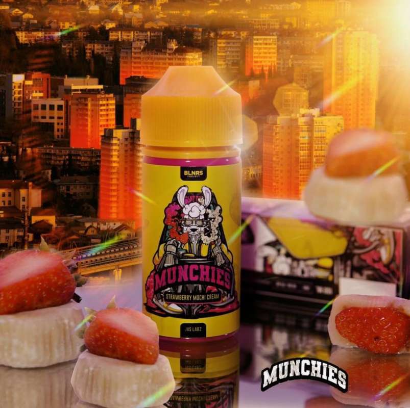 Jual Munchies Strawberry Mochi Cream 100ML by Arief Muhammad x JVS ...