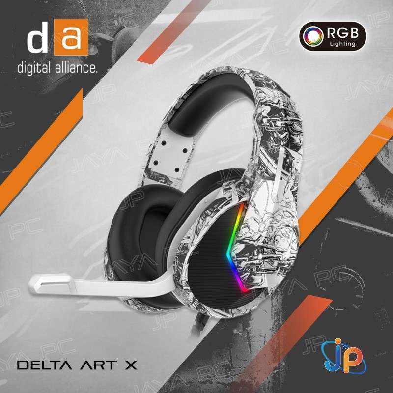 Jual Headset Gaming Digital Alliance DA Delta Art X RGB 7.1 Surround di ...