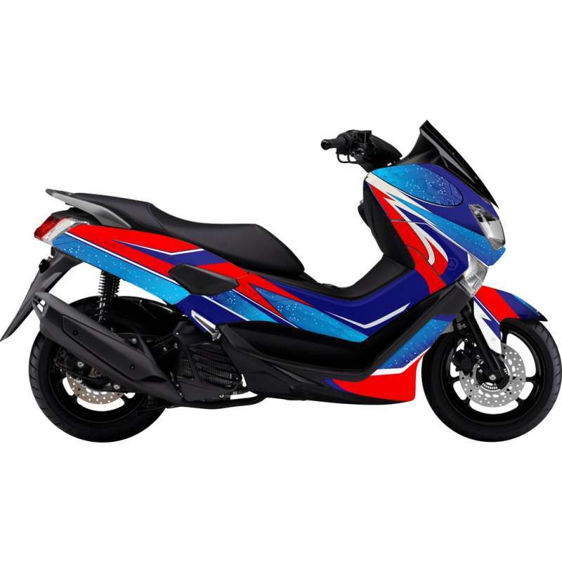 Promo Sticker Decal Full Body Nmax Blue Circuit Merah Diskon 28% di ...