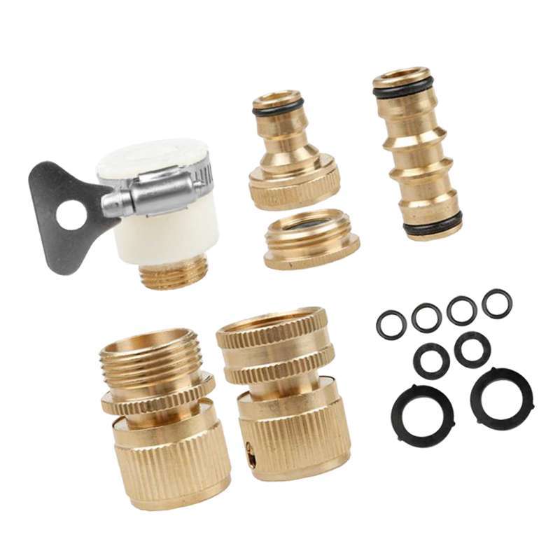 Jual Garden Hose Quick Connector 3/4 inch Easy Connect Fitting Male and ...