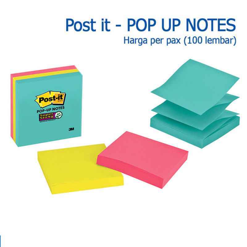 Jual Jual Post it Sticky notes Sticky note Memo Pop-Up Notes Miami ...