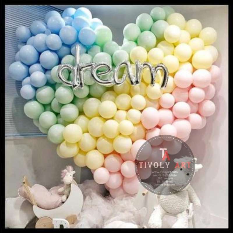 Jual Balon MACARON ECERAN / Balon Latex Karet 12 Inch ECERAN / Balon ...