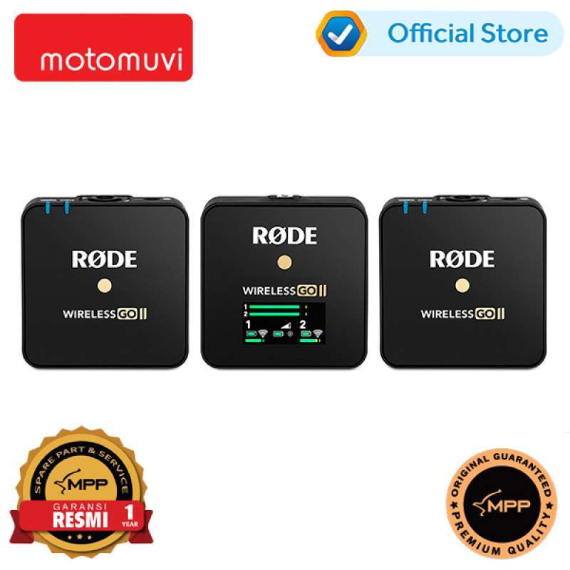 Jual Rode Wireless GO II Mikrofon di Seller Motomuvi Official Store - Batu Ceper, Kota Tangerang ...