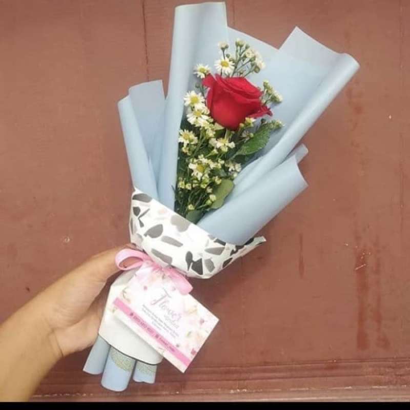 Jual Buket Bunga Mawar Asli 1 Tangkai Di Seller Agra - Wanajaya, Kab ...