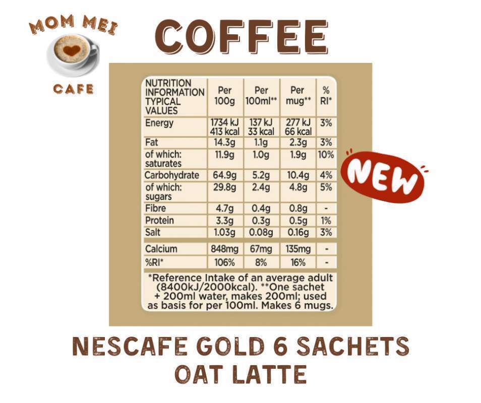 Jual Kopi Nescafe Gold Oat Latte (6 Sachets) Di Seller Bunda Pipin Mart ...