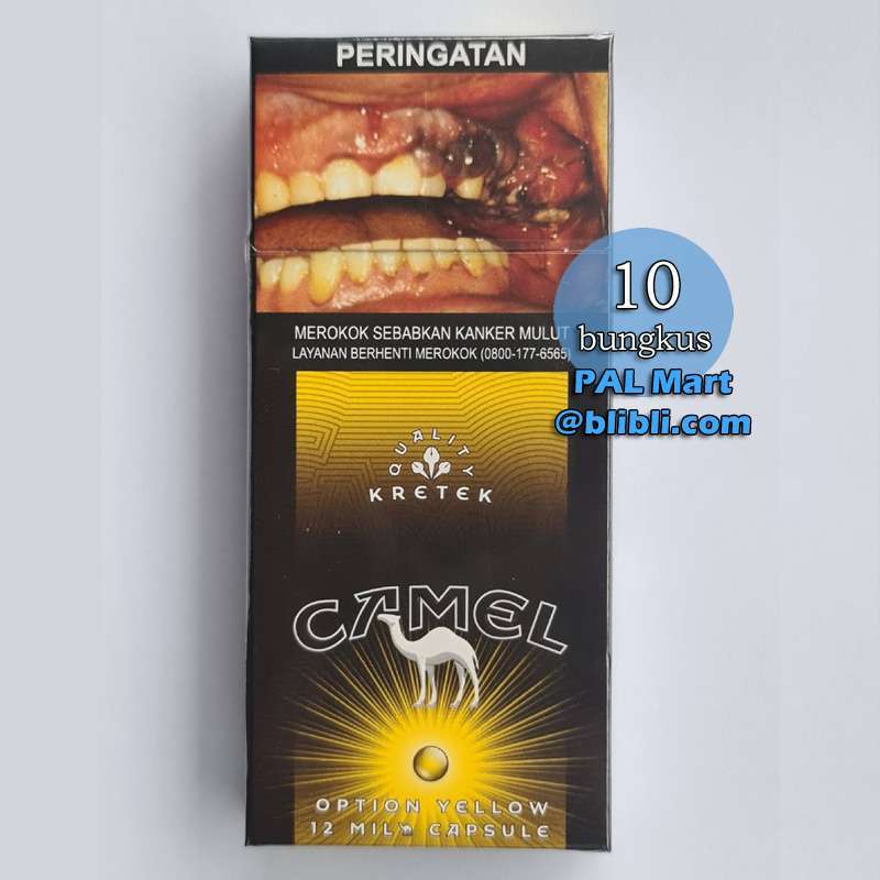 Jual Rokok Camel Mild Option Yellow 12 [1 Slop / 10 Bungkus @ 12 Batang ...