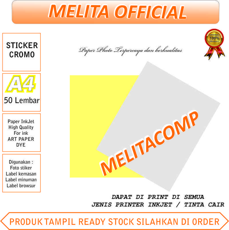 Jual Kertas Stiker Cromo Original Harga Termurah Juni 2024 | Blibli