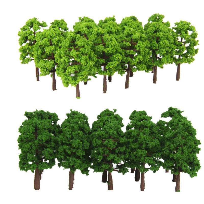 Jual 1:150 N Scale Green Model Tree Layout Forest Diorama Scenery Model ...
