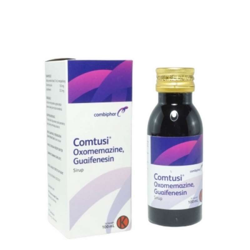 Jual Comtusi Syrup 100 Ml / Oxememazine / Guaiafenesin / Obat Batuk ...