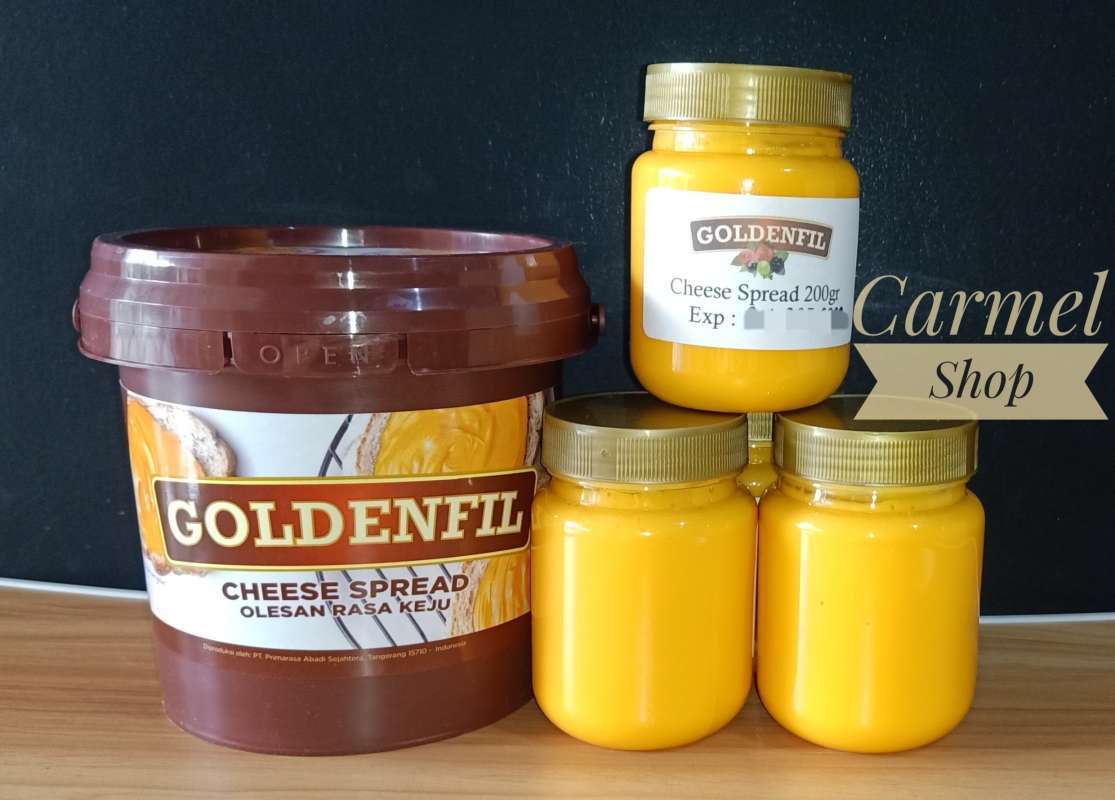 Jual GOLDENFIL Cheese Spread 200gr - Selai Keju Enak HALAL di Seller ...