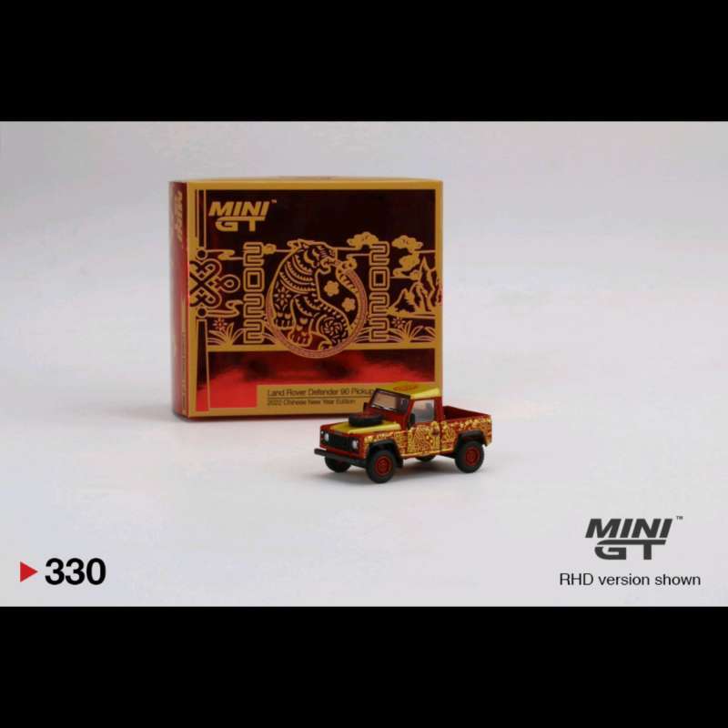 Jual Mini GT MiniGT 330 Land Rover Defender 90 Pickup Lunar Chinese New ...