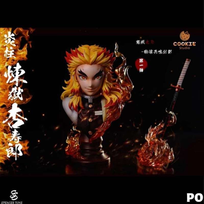 Jual Dp Po Resin Statue Rengoku Bust Cookie (pre-order) Spencertoys Di ...