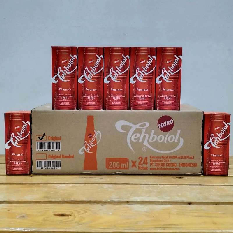 Promo TEH BOTOL SOSRO KOTAK 200 ML ( 1 DUS ) Diskon 8% di Seller Toko ...