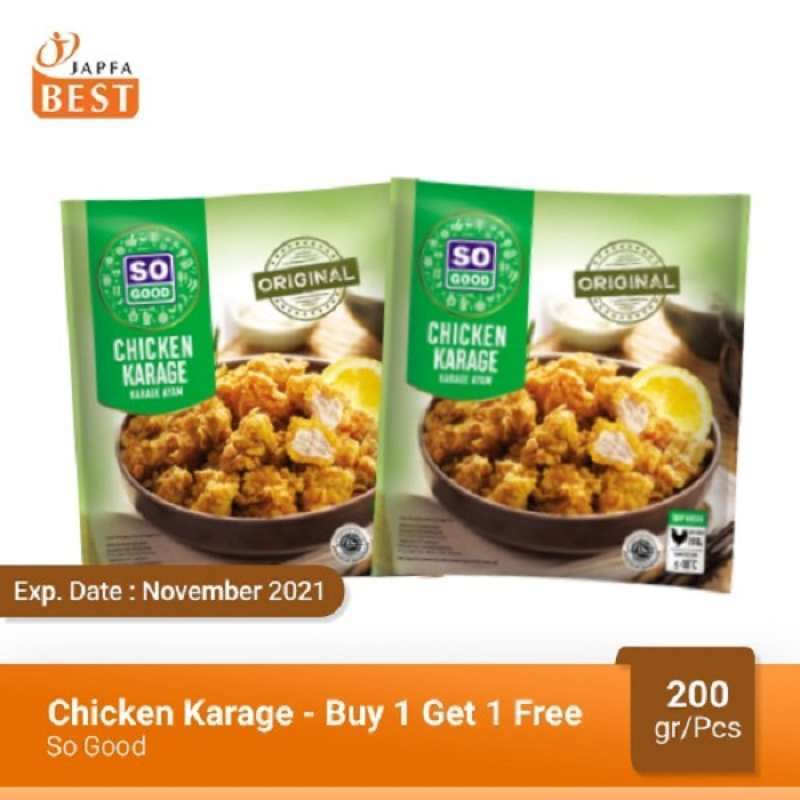 Jual Chicken Karage - Karage Ayam So Good 200 Gr - Buy One Get One Free ...