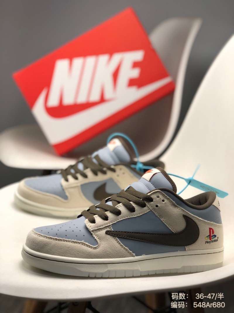 Jual 36-47 NIKE Travis Scott x Playstation x NIKE Dunk Low tripartite ...