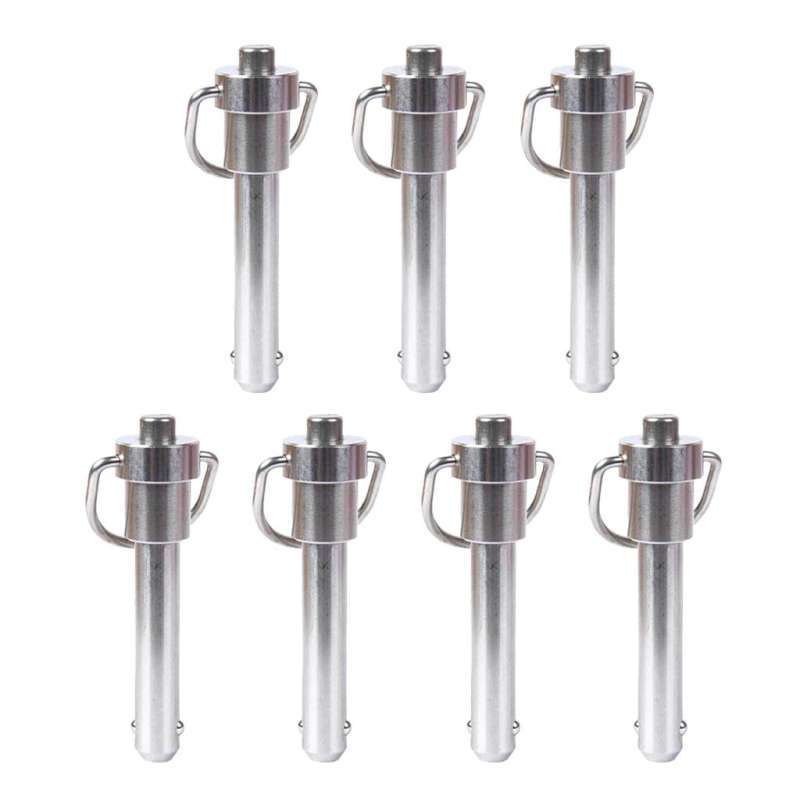 Jual 7 Pack Push Pull Ball Lock Pins Ring Handle Ball Quick Pin Shank ...