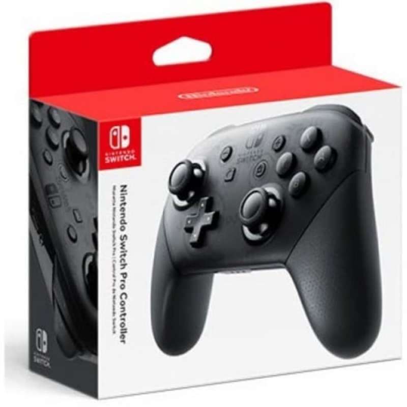Jual RECOMMENDED SWITCH PRO CONTROLLER BLACK ORIGINAL di Seller Flakes ...