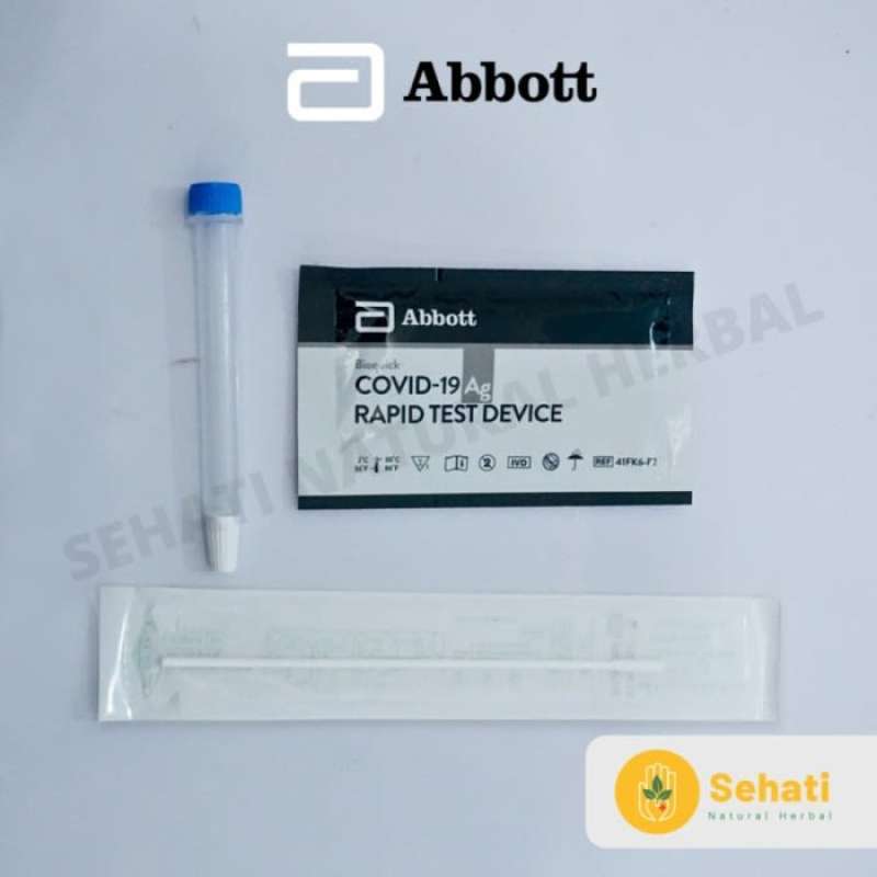 Jual Premium Alat Test Swab Abbott Kemenkes Bioquick Abbott Naso 1 Set ...