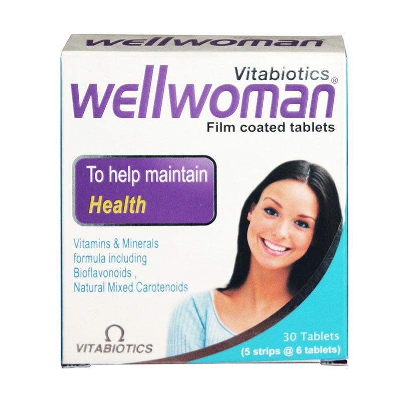 Jual Vitabiotics Wellwoman Suplemen Kesehatan Wanita [30 Tablets] di ...