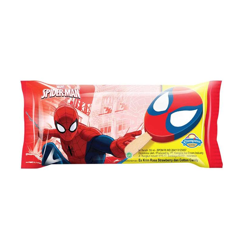 Jual Campina Spiderman Strawberry Candy Es Krim [55 mL] di Seller ...