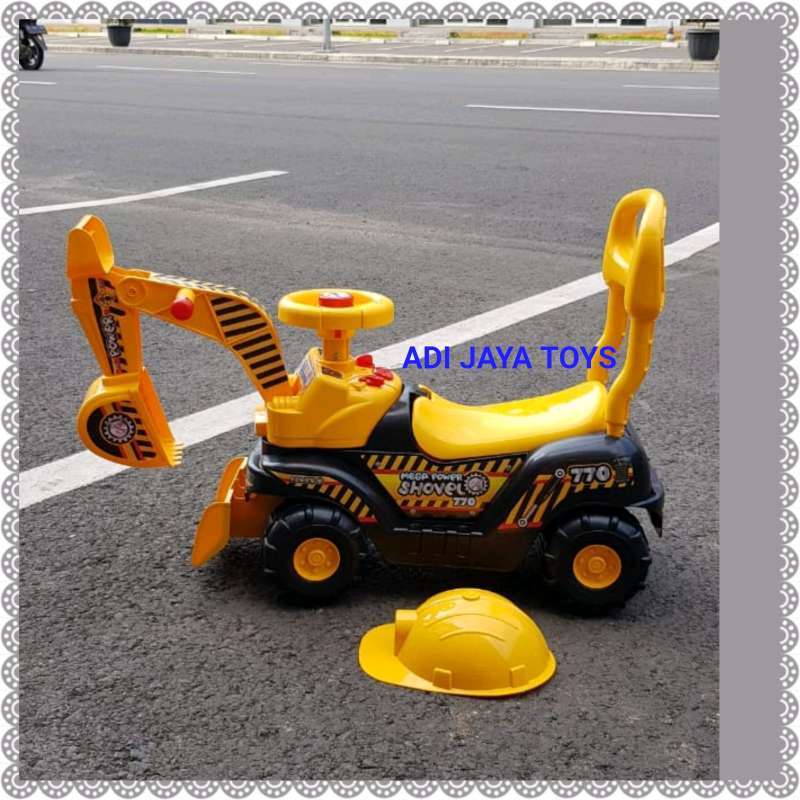 Jual sg toys mps 770 mobilan anak duduk beko excavator - mobil alat ...