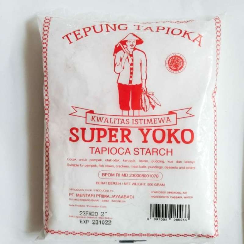 Jual Yoko Tepung Tapioka 500gr / Karton / 20 Bks Di Seller ...