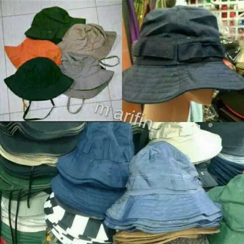 Jual topi rimba/ladang/gunung bagus best seller - Hitam di Seller ...