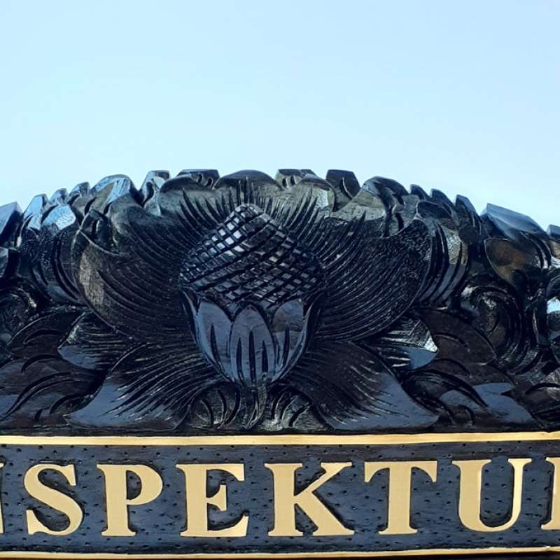 Jual Papan nama meja ukiran kayu khas bali nameplate handmade - Ukiran ...