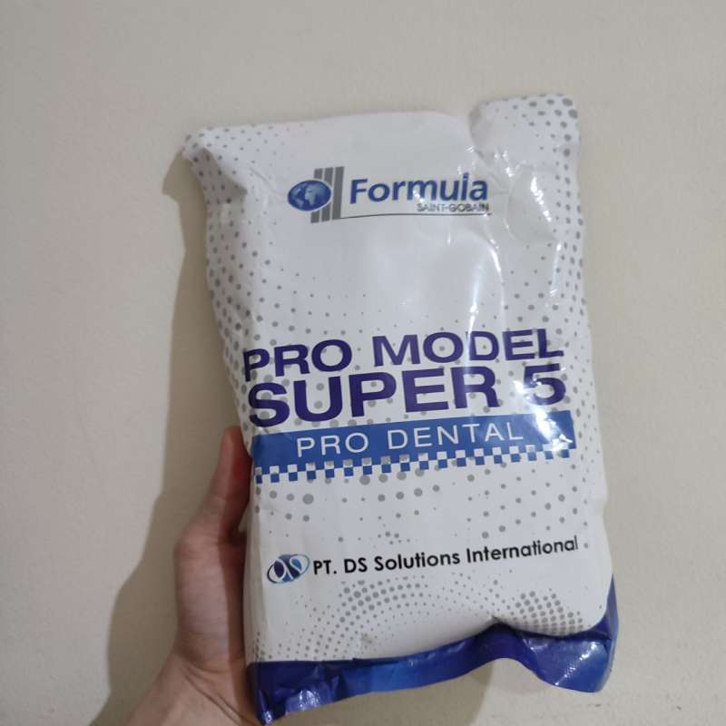 Jual Saint Gobain Dental Gips Stone Gigi Biru Bahan Cetak Gigi Super 5 ...