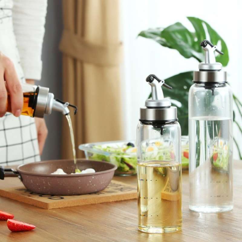 Jual BOTOL KACA BOTOL KONTAINER MINYAK KECAP SAOS CUKA DRESSING WINE di ...