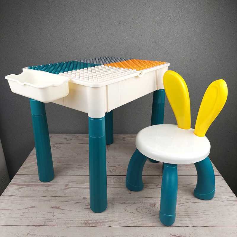 Jual Nukante Meja Bermain Anak Montessori Building Blocks - WBP22 Multi ...