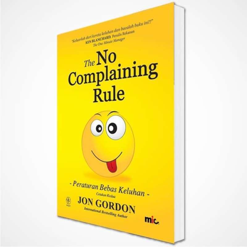 Promo Original No Complaining Rule - Jon Gordon Buku Self Improvement ...