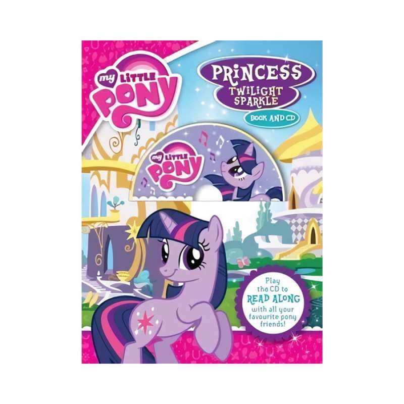 Promo Original Mlp : Princess Twilight Sparkle Bk&cd Buku Child ...