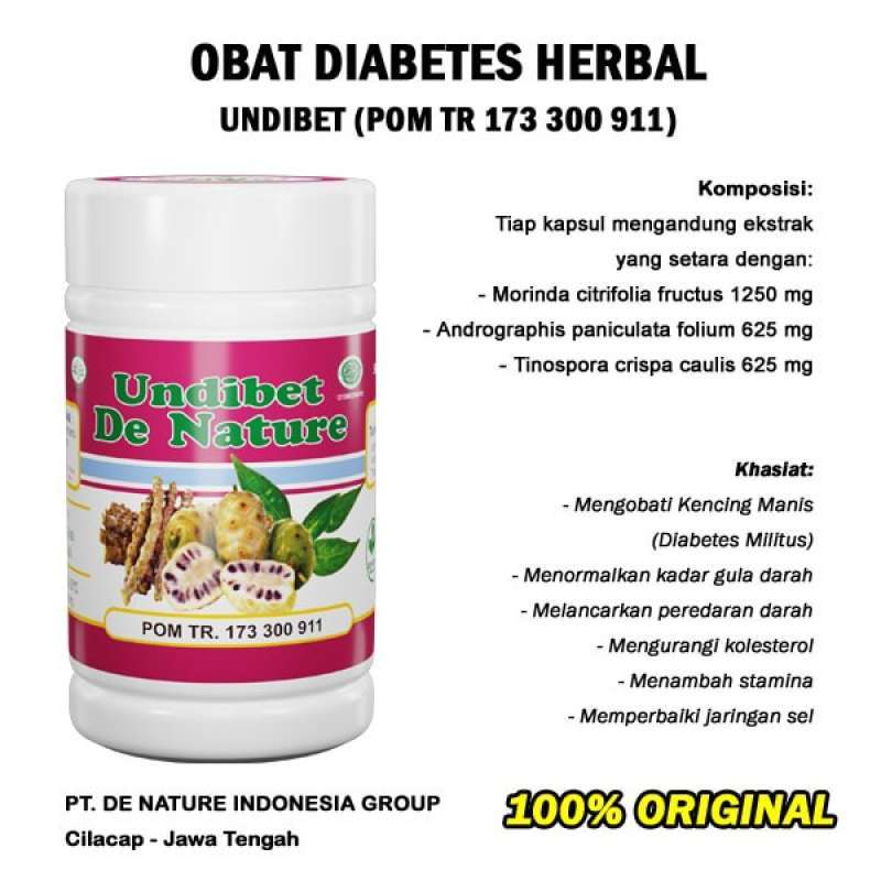 Jual Obat Diabetes Undibet Tuntaskan Kencing Manis, Gula Basah dan ...