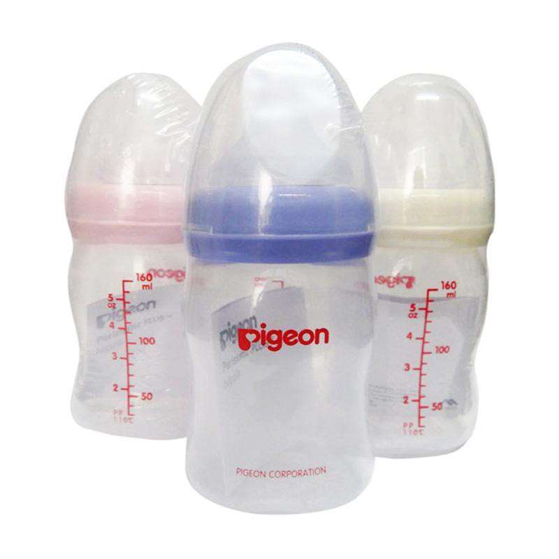 Jual Botol Susu Pigeon Wide Neck Peristaltic Plus 160ml - 160ml Tanpa Dus Putih Di Seller Toko ...