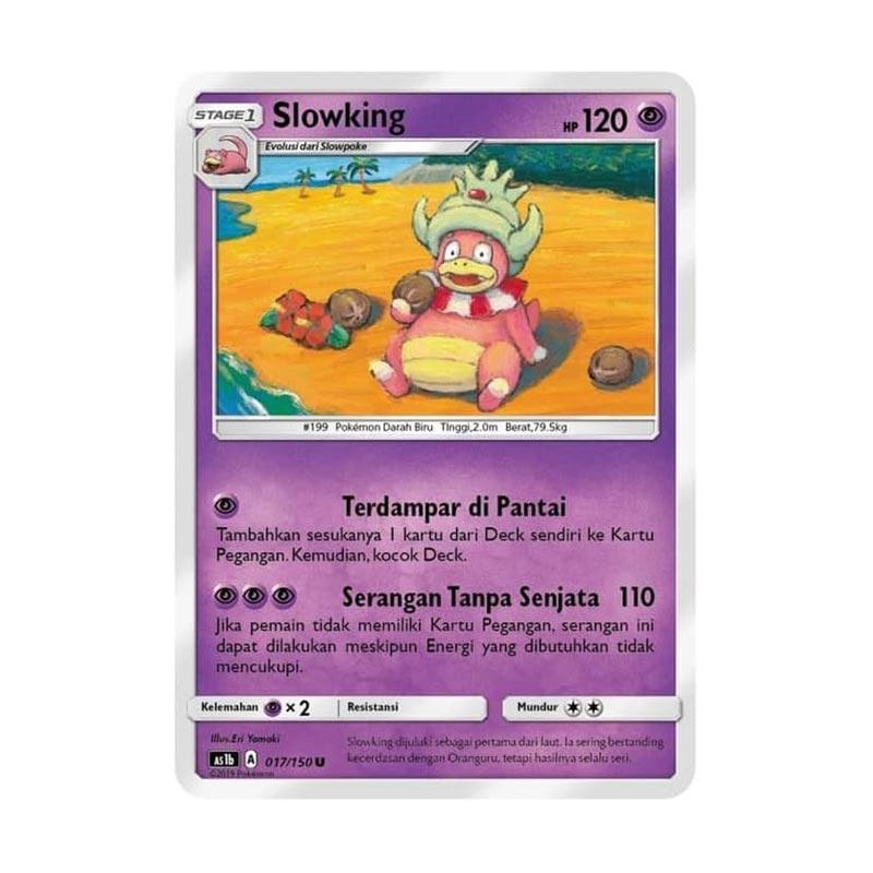 Jual Pokemon Indonesia Trading Card Slowking AS1b 017-150 U di Seller ...