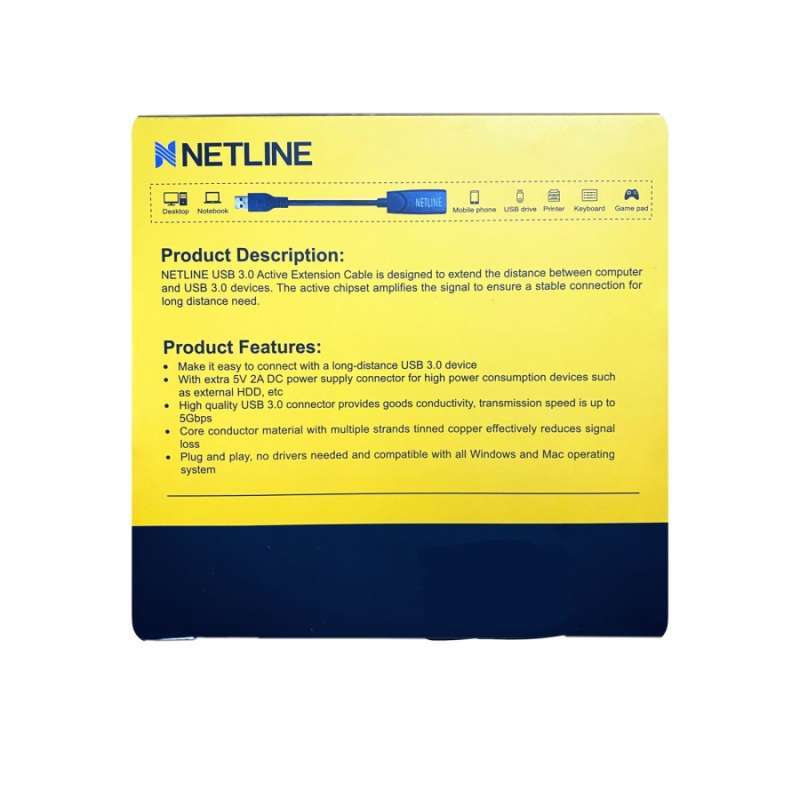 Jual Kabel Usb 3.0 Extension 20m Active Netline Usb Extender Aktif 20 ... Jual Kabel Usb 3.0 Extension 20m Active Netline Usb Extender Aktif 20 ...
