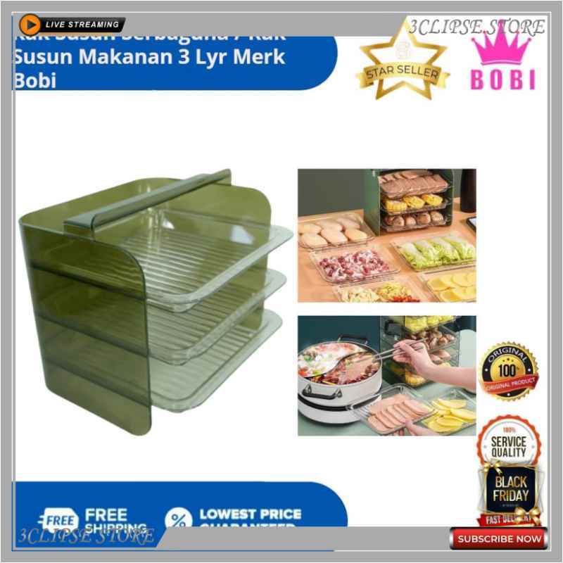Promo Rak Susun Serbaguna Rak Dapur Daging Atau Sayur Praktis Rak Sus ...