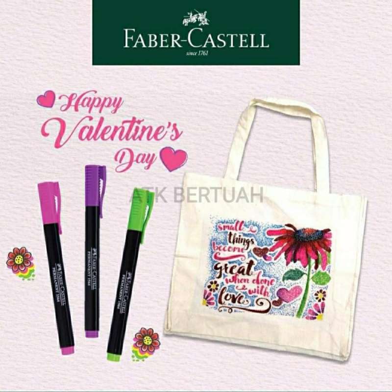 Jual FABER CASTELL CREATIVE PERMANENT MARKER 1564 SPIDOL WARNA - Biru ...