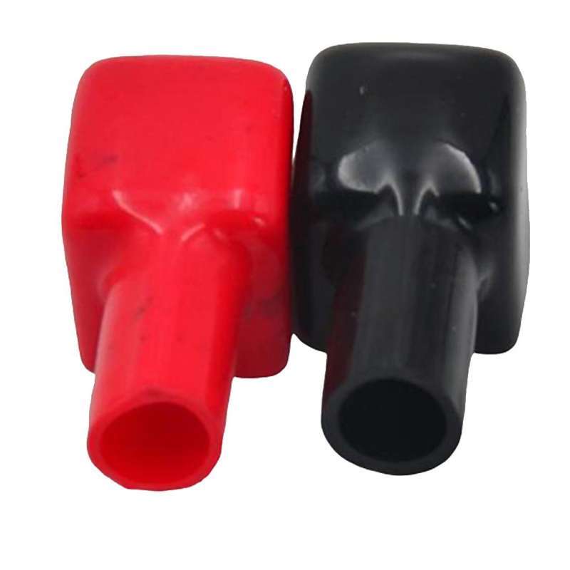 Jual 2x Car Battery Terminal Insulation Cover Positive & Negative Anti ...