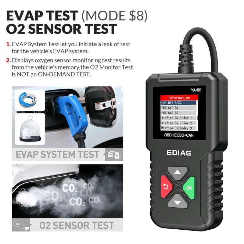 Jual EDIAG Alat OBD2 Pembaca Kode Diagnostik Mobil Otomotif Car Engine ...