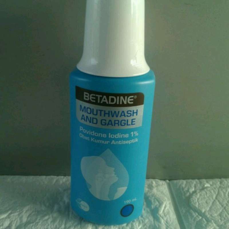Jual Betadine Mouthwash & Gargle Povidone Lodine Obat Kumur Antiseptik ...
