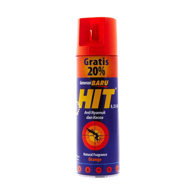 Promo Hit Obat Nyamuk Aerosol Orange 400Ml Diskon 7% di Seller Alfamidi ...